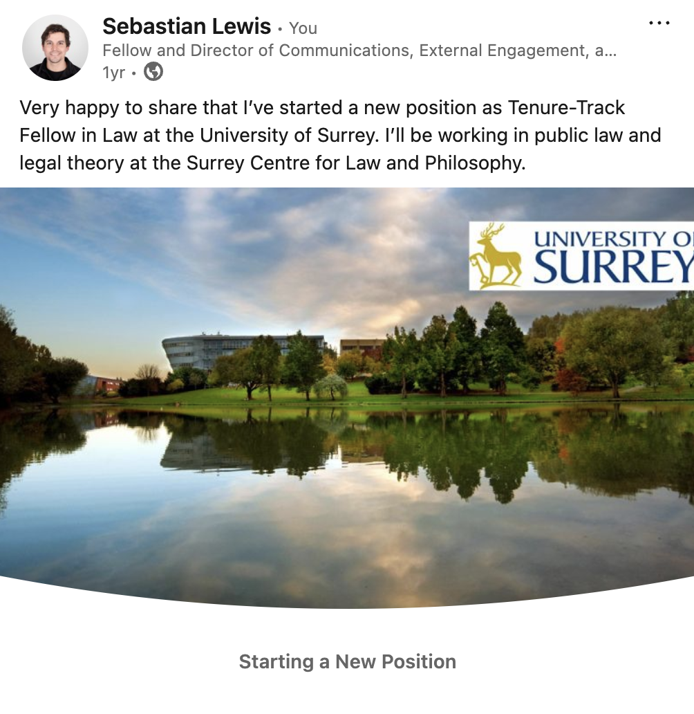 Joining Surrey! – Sebastian Lewis